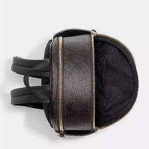 Coach | Bags | Coach Mini Court Backpack In Signature Canvas | Poshmark